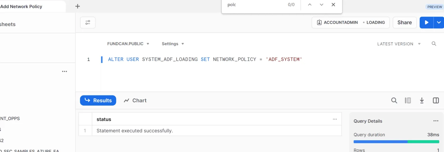 Setting Up a Snowflake User Network Policy IP Whitelist