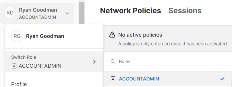 Setting Up A Snowflake User Network Policy Ip Whitelist