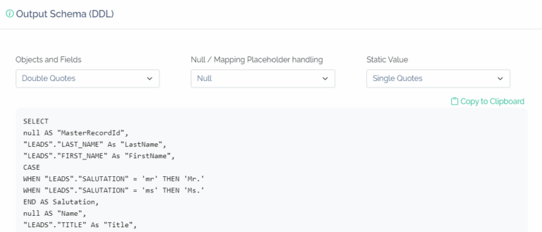 Migration Export SQL