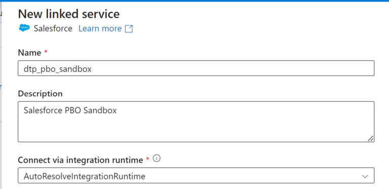 Configure Azure Data Factory for Salesforce 2024